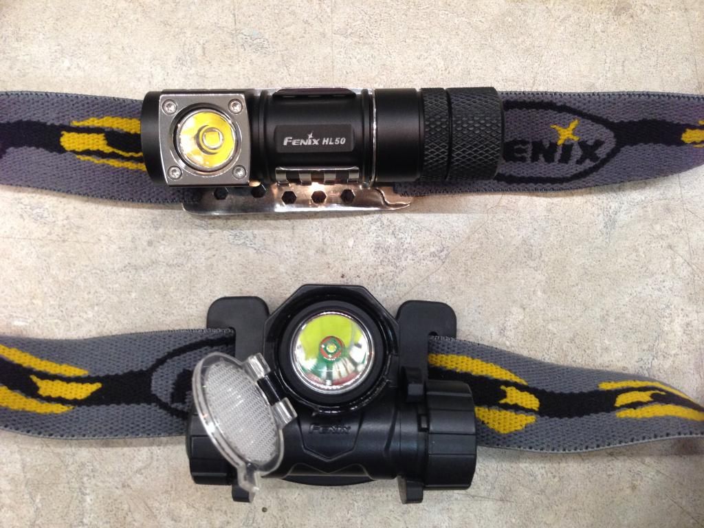 Quick Review: Fenix HL50 vs. HL21 | Candle Power Flashlight Forum