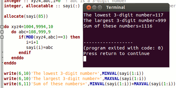 printing - write function in Fortran - Stack Overflow